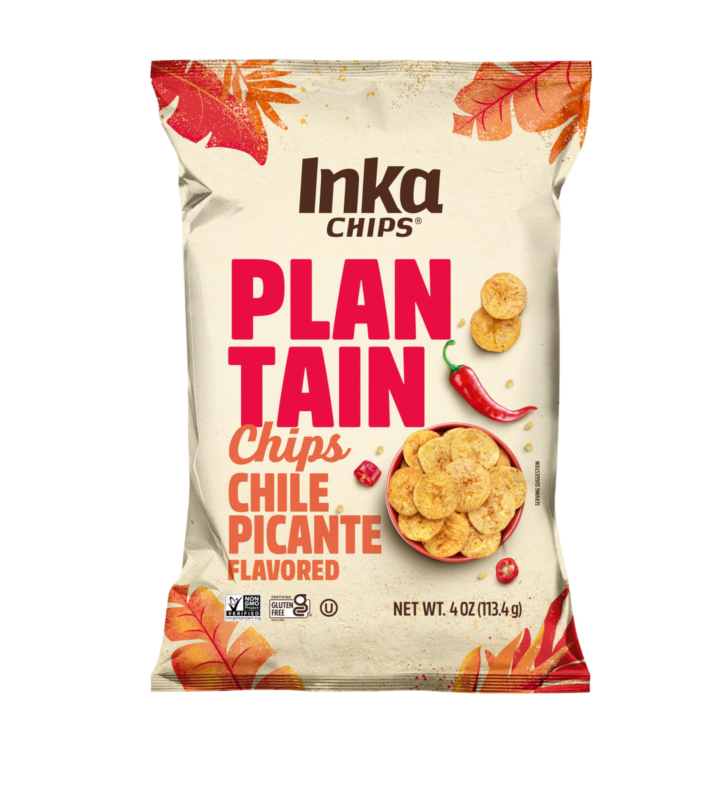 Inka Crops Chile Picante IRF13 Plantain Chips (Pack of 1) - Walmart.com