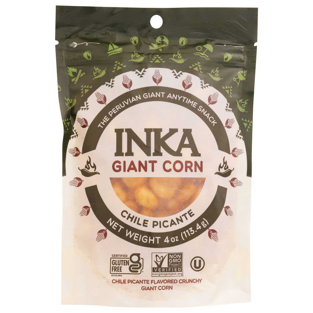 Inka Crops Chile Picante Roasted Giant Corn, 4 Ounce -- 6 per case ...