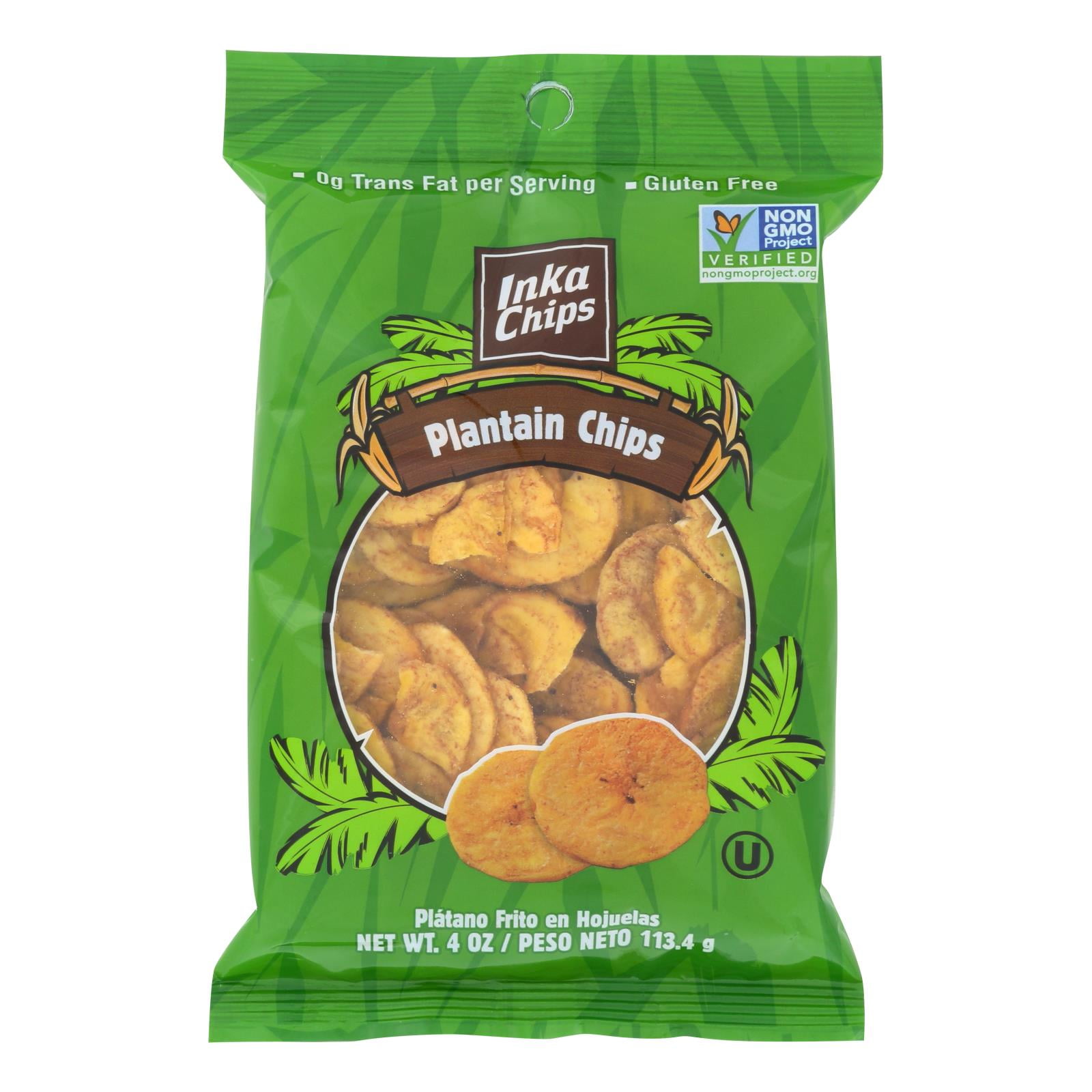 Inka Crops - Plantain Chips - Original - Case Of 12 - 4 Oz. - Walmart.com