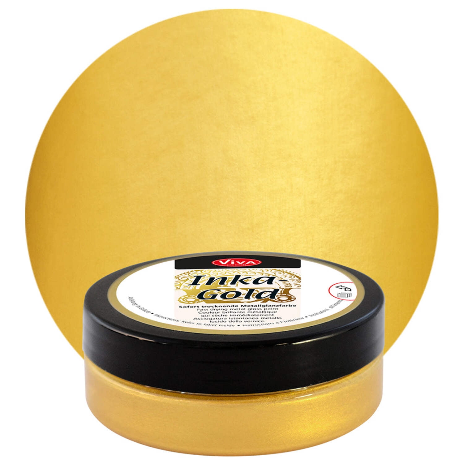Inka Gold, Wax-Based Metallic Polishing Paste, 2.3 oz, Gold - Walmart.com