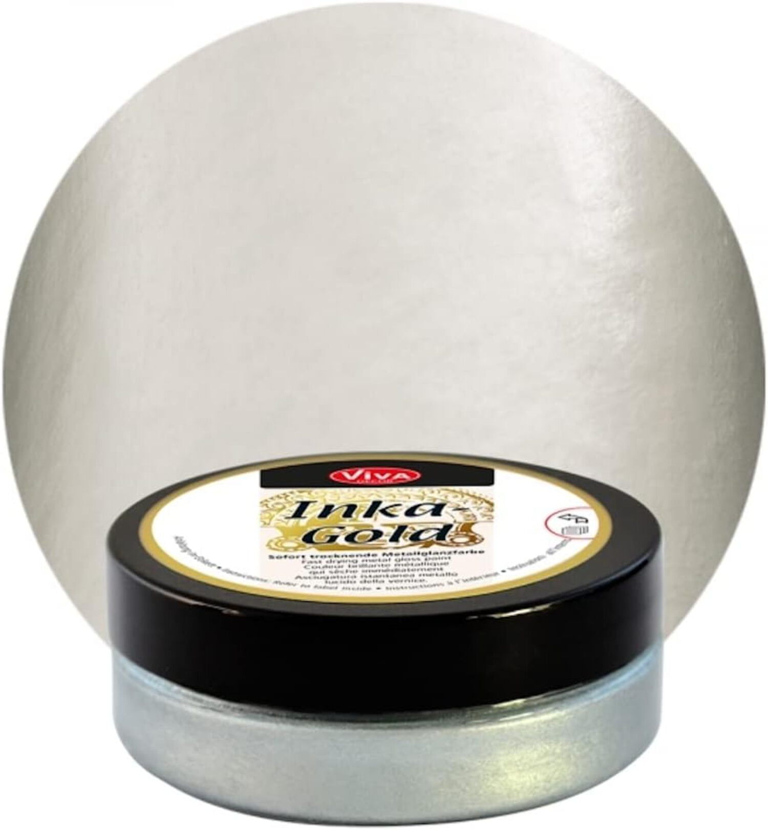 Inka Gold 2.3 oz (Silver) - Easily Applicable, Wax-Based Metallic ...