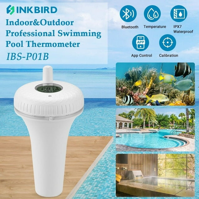 Inkbird Bluetooth Pool Thermometer Updated Version IBS-P01B Floating ...