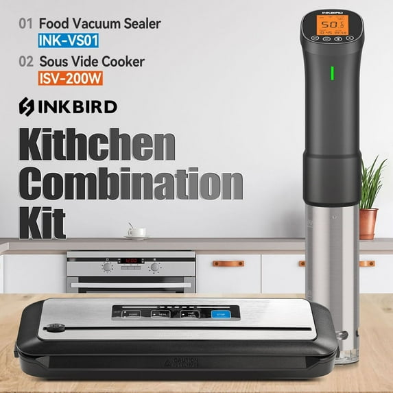 Inkbird Vacuum Sealer Machine WiFi Sous Vide Cooker Thermal Immersion ...