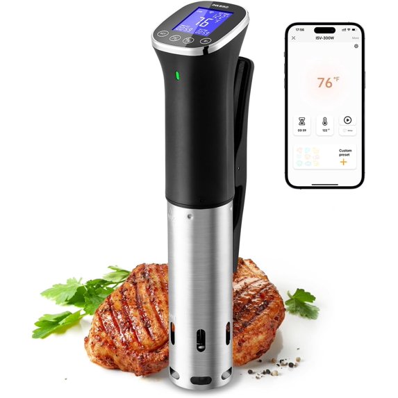 Inkbird WIFI Sous Vide Cooker 1000 Watts Sous-Vide Machine with 14 ...