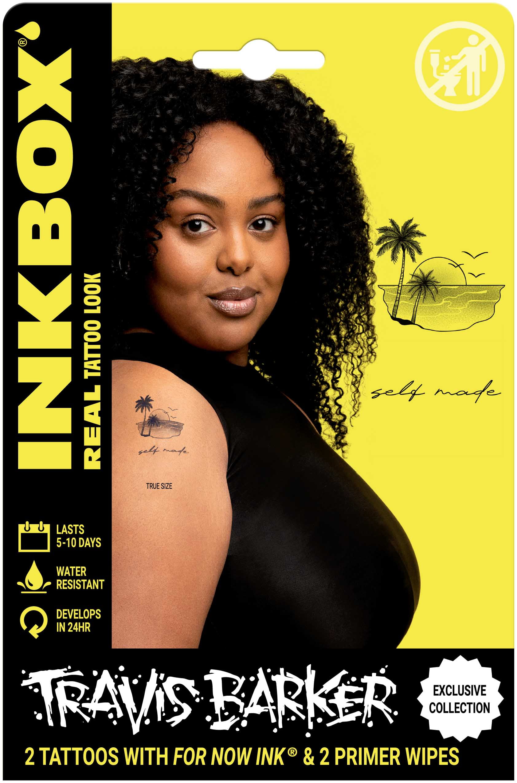 Inkbox Temporary Tattoos, Cali+Self, 2 Pack - Walmart.com