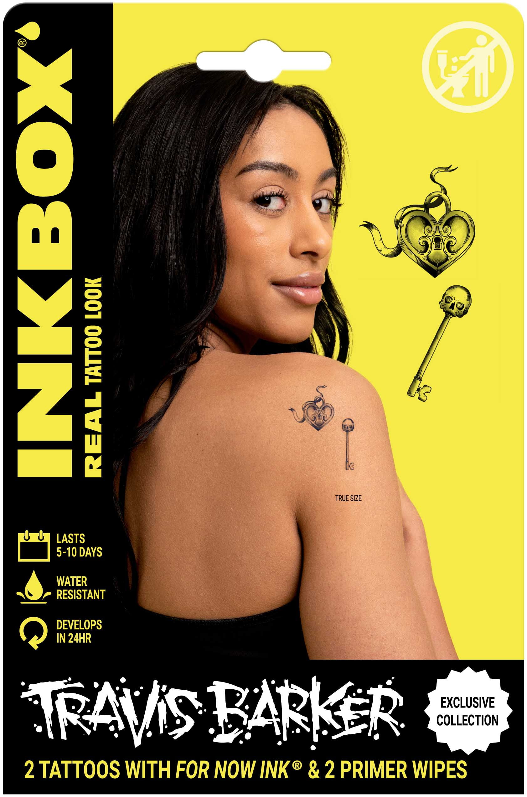 Inkbox Temporary Tattoos, Lock+Key, 2 Pack - Walmart.com