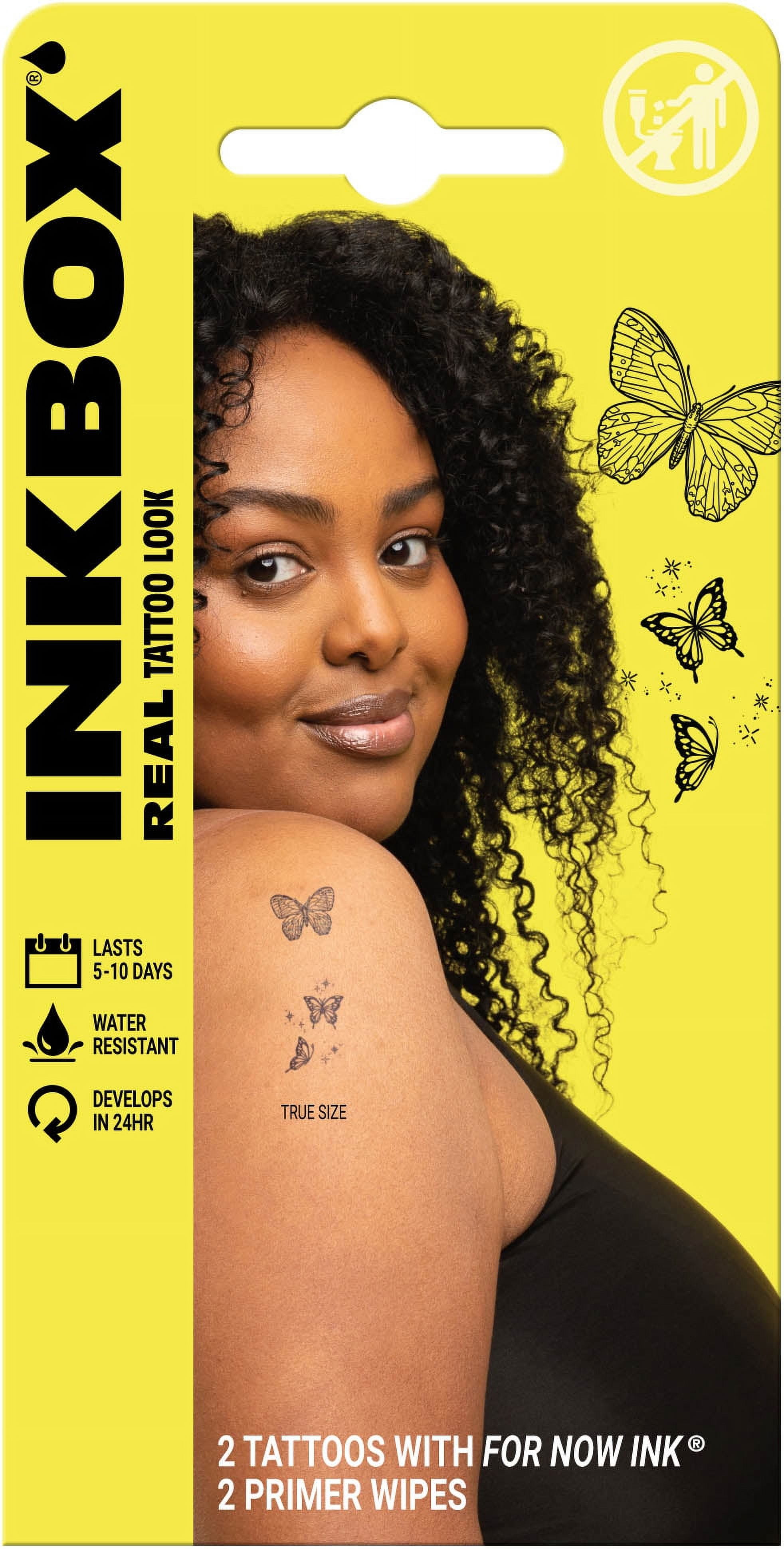 Inkbox Temporary Tattoos, Butterflies, 2 Pack - Walmart.com