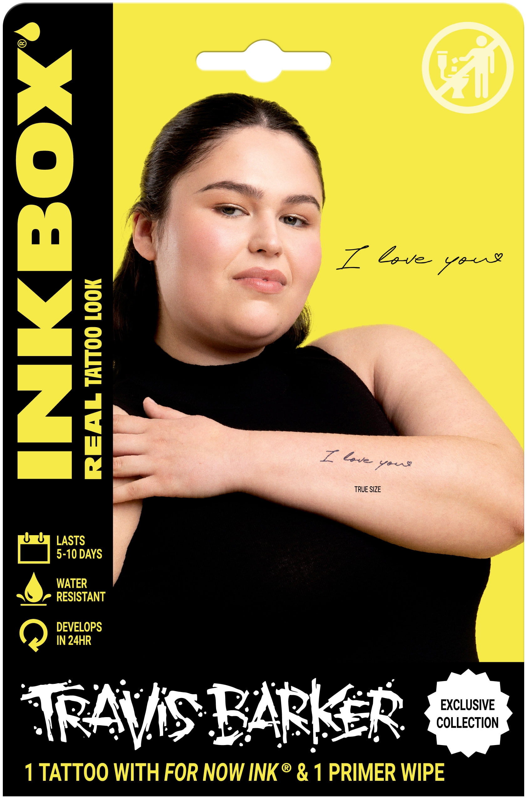 Inkbox Temporary Tattoos, I Love You, 1 Pack - Walmart.com