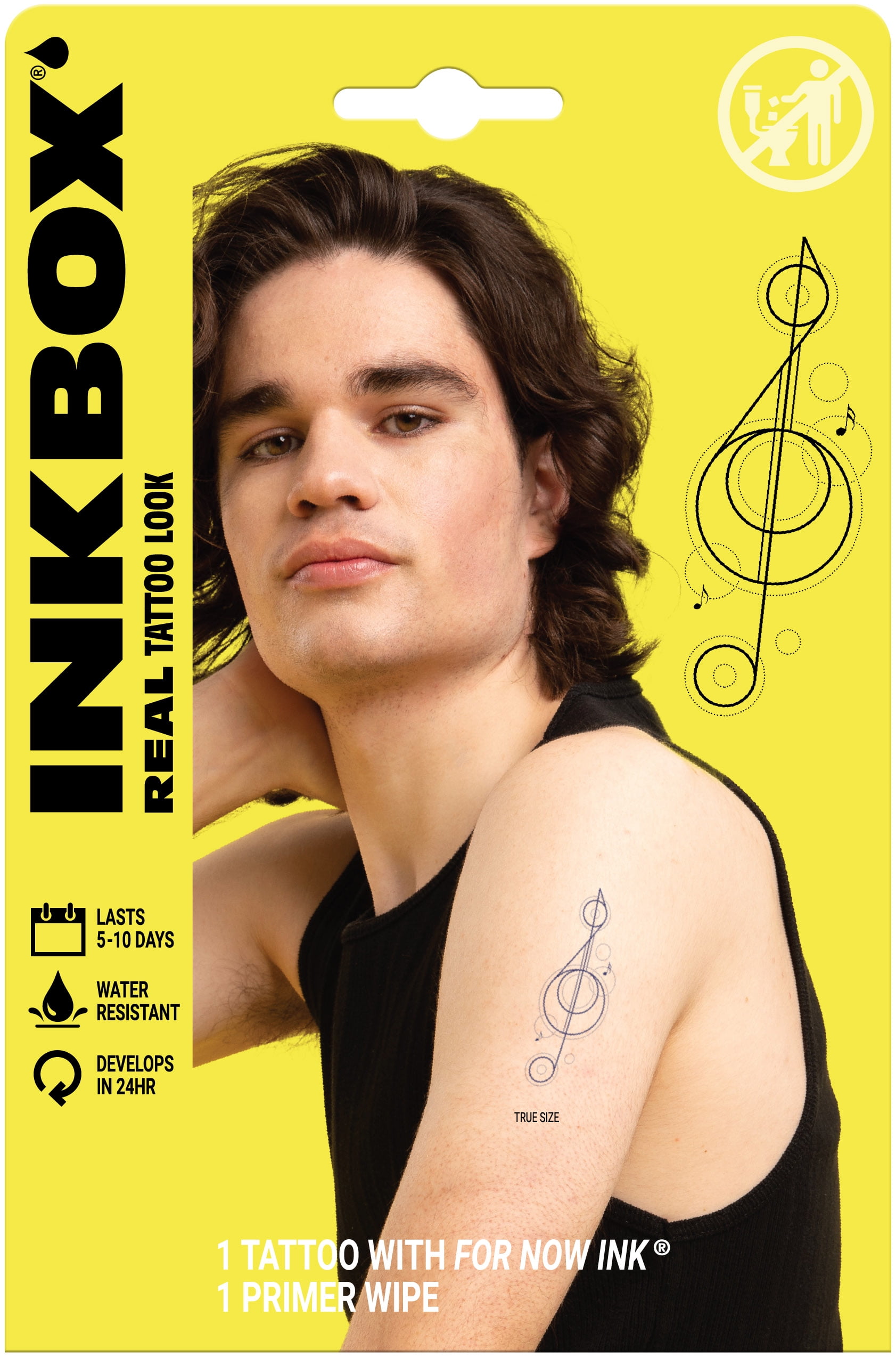 Inkbox Temporary Tattoos, Music, 1 Pack - Walmart.com