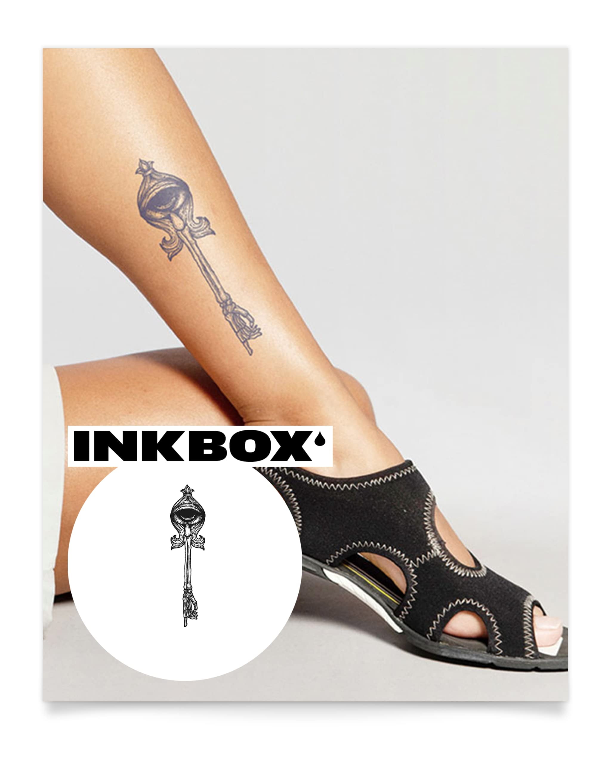 Inkbox Temporary Tattoos, Semi-Permanent Tattoo, One Premium Easy Long ...