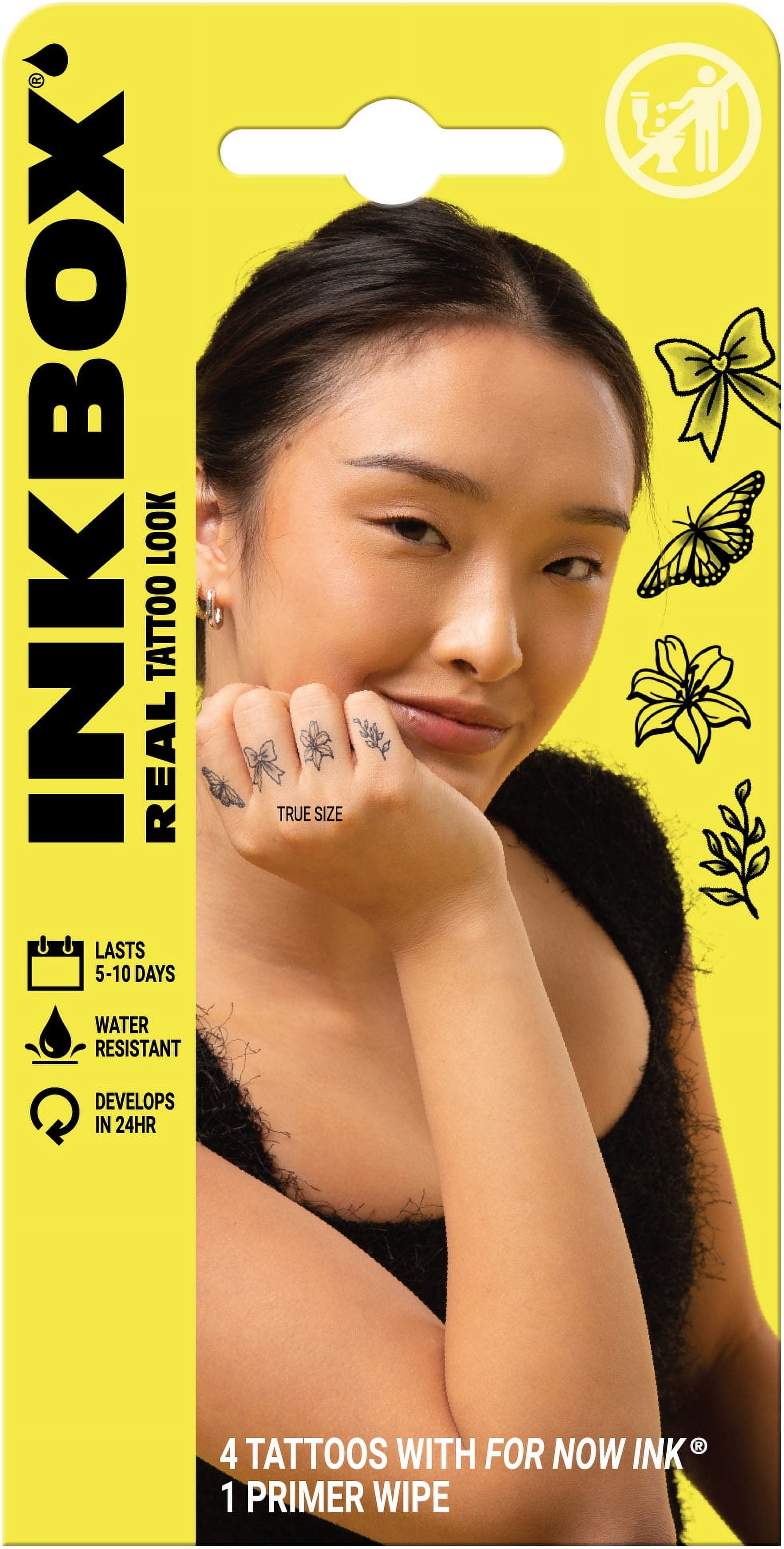 Inkbox Temporary Tattoos, Spring Harmony, 4 Pack - Walmart.com