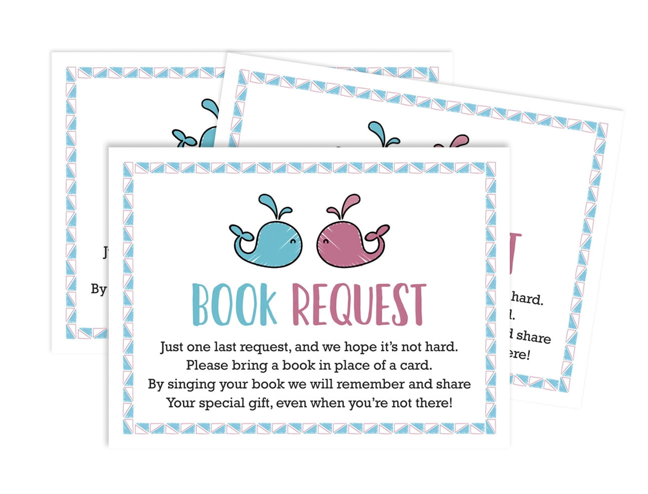 Inkdotpot 30 Books For Baby Shower Request Cards Bring A Book Instead ...