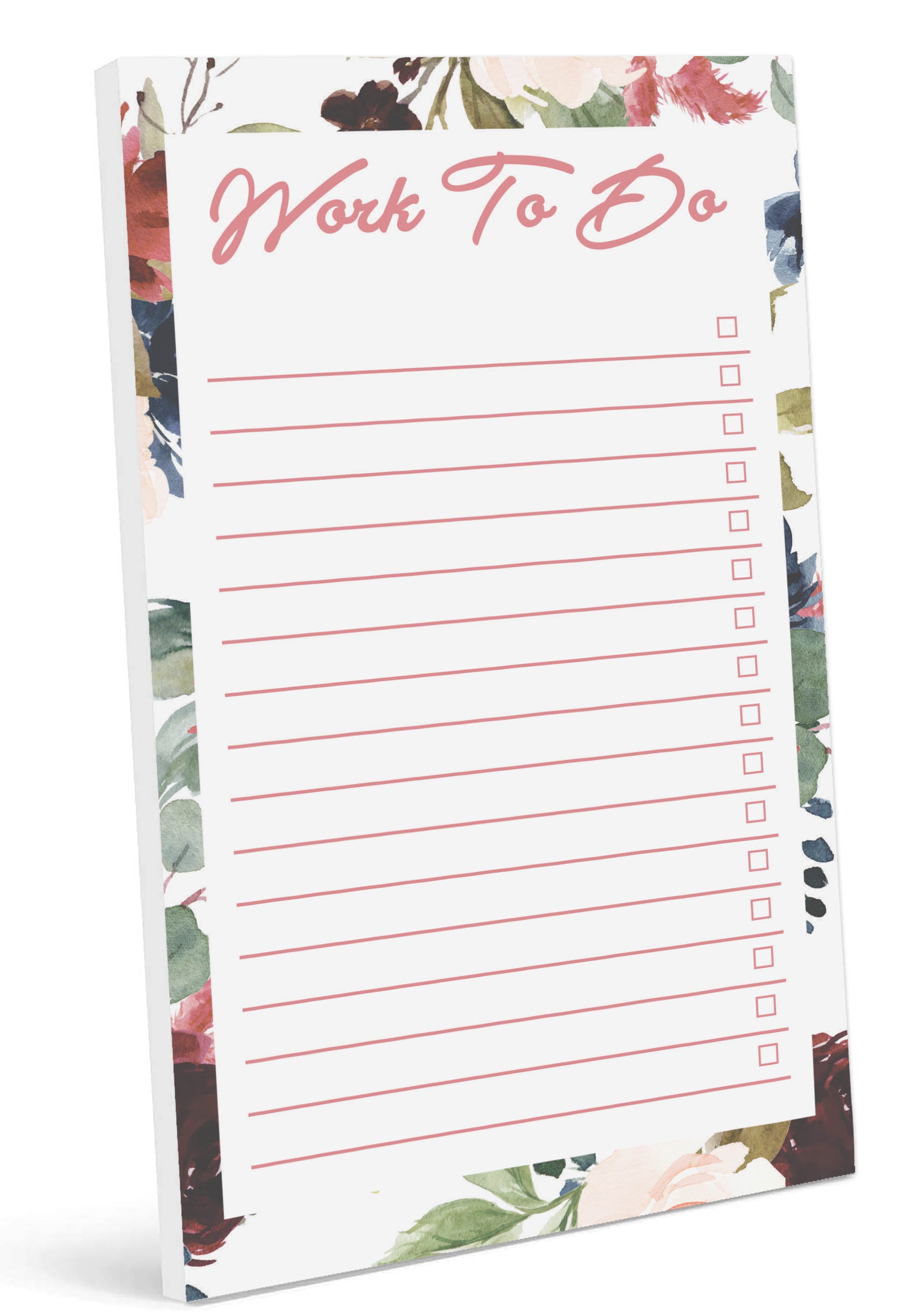 Inkdotpot Daily Planner List Pad Notepads Memo Pad, Undated To-Do List ...