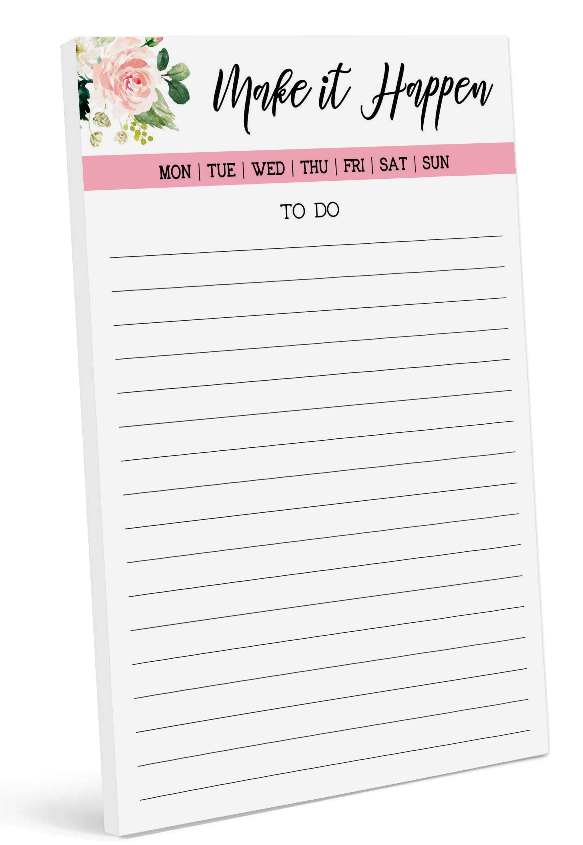 Inkdotpot Daily Planner List Pad Notepads Memo Pad, Undated To-Do List ...