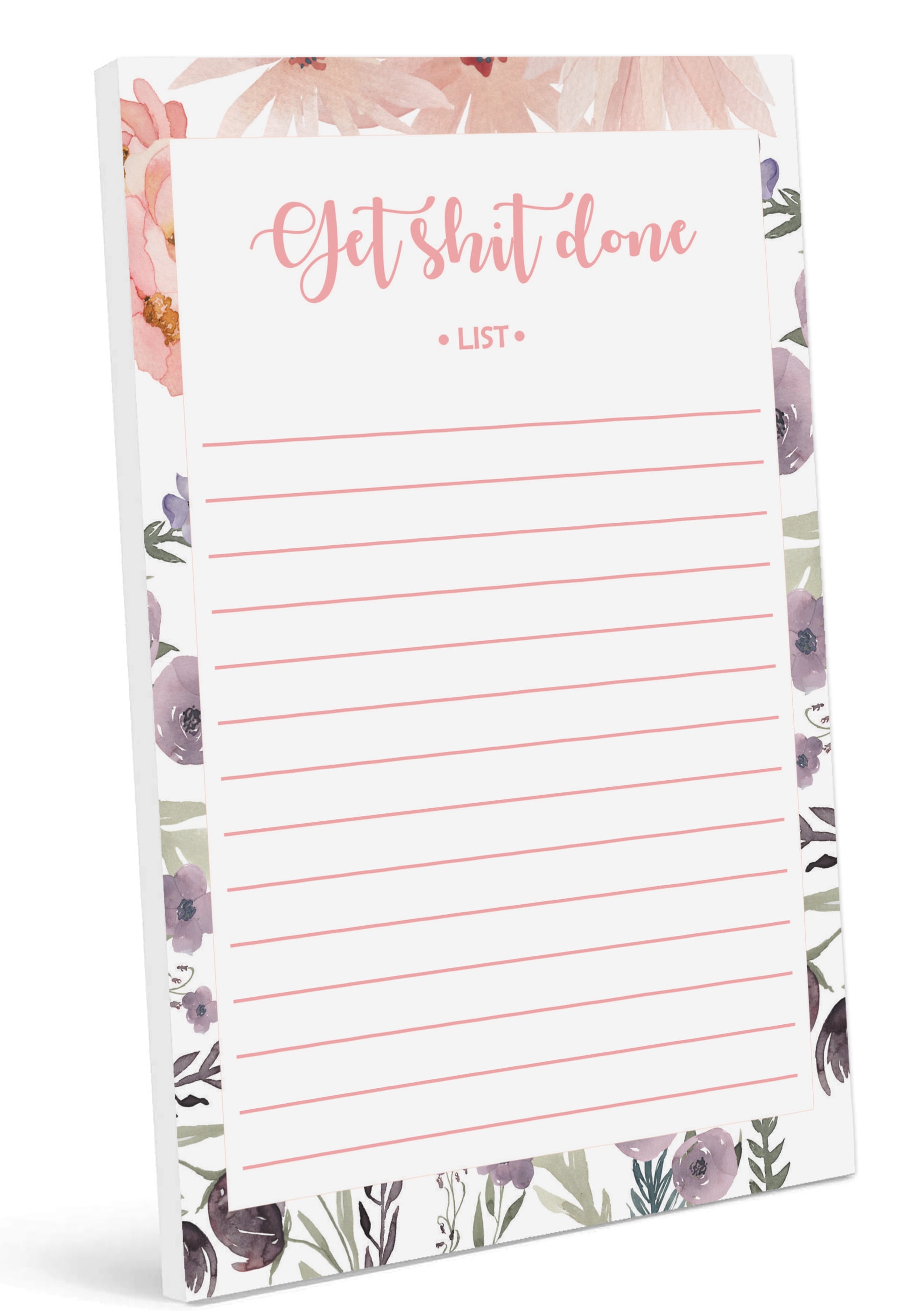 Inkdotpot Daily Planner List Pad Notepads Memo Pad, Undated To-Do List ...