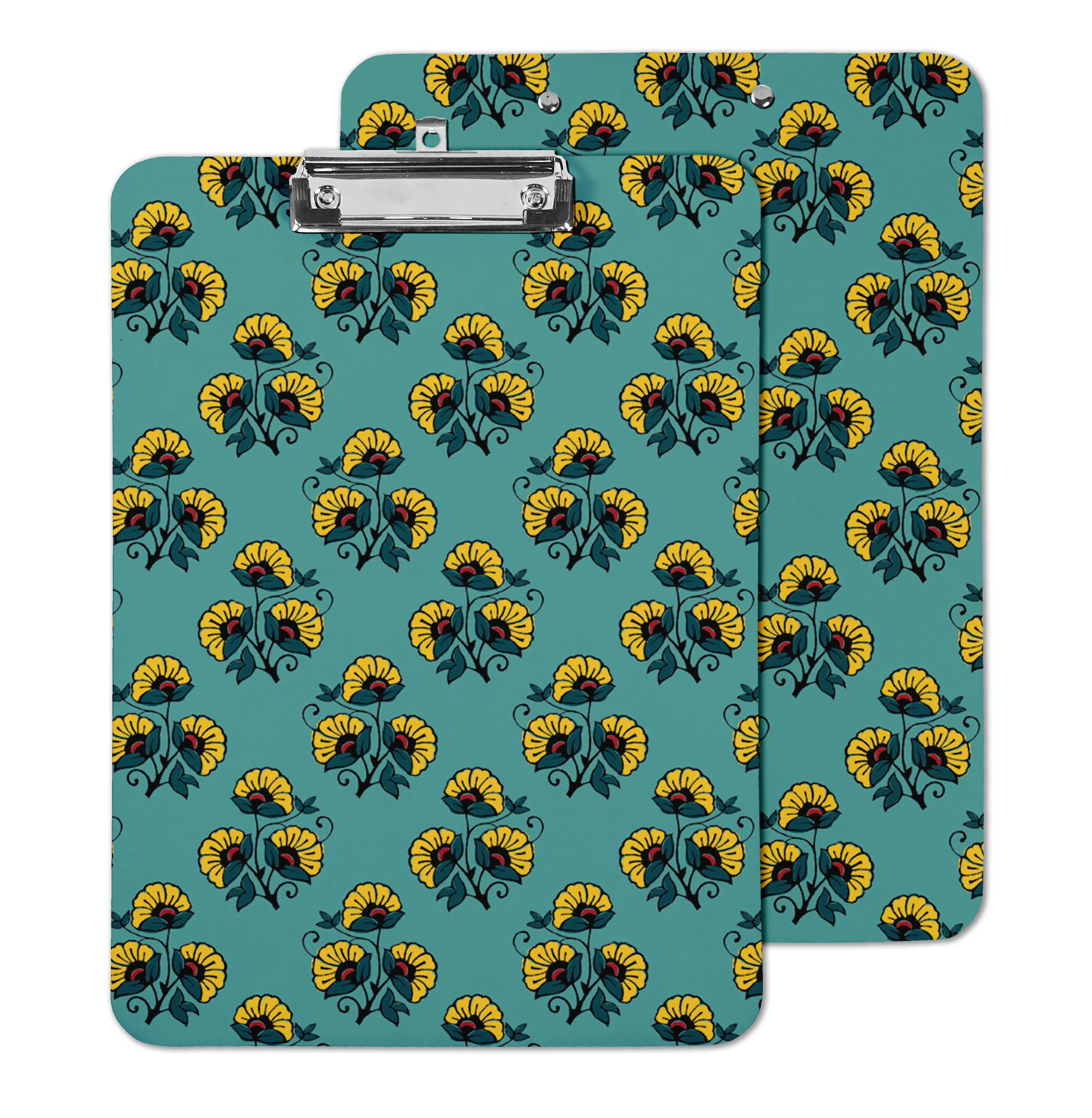 Inkdotpot Decorative Clipboard Letter Size Clipboard with Low Profile ...