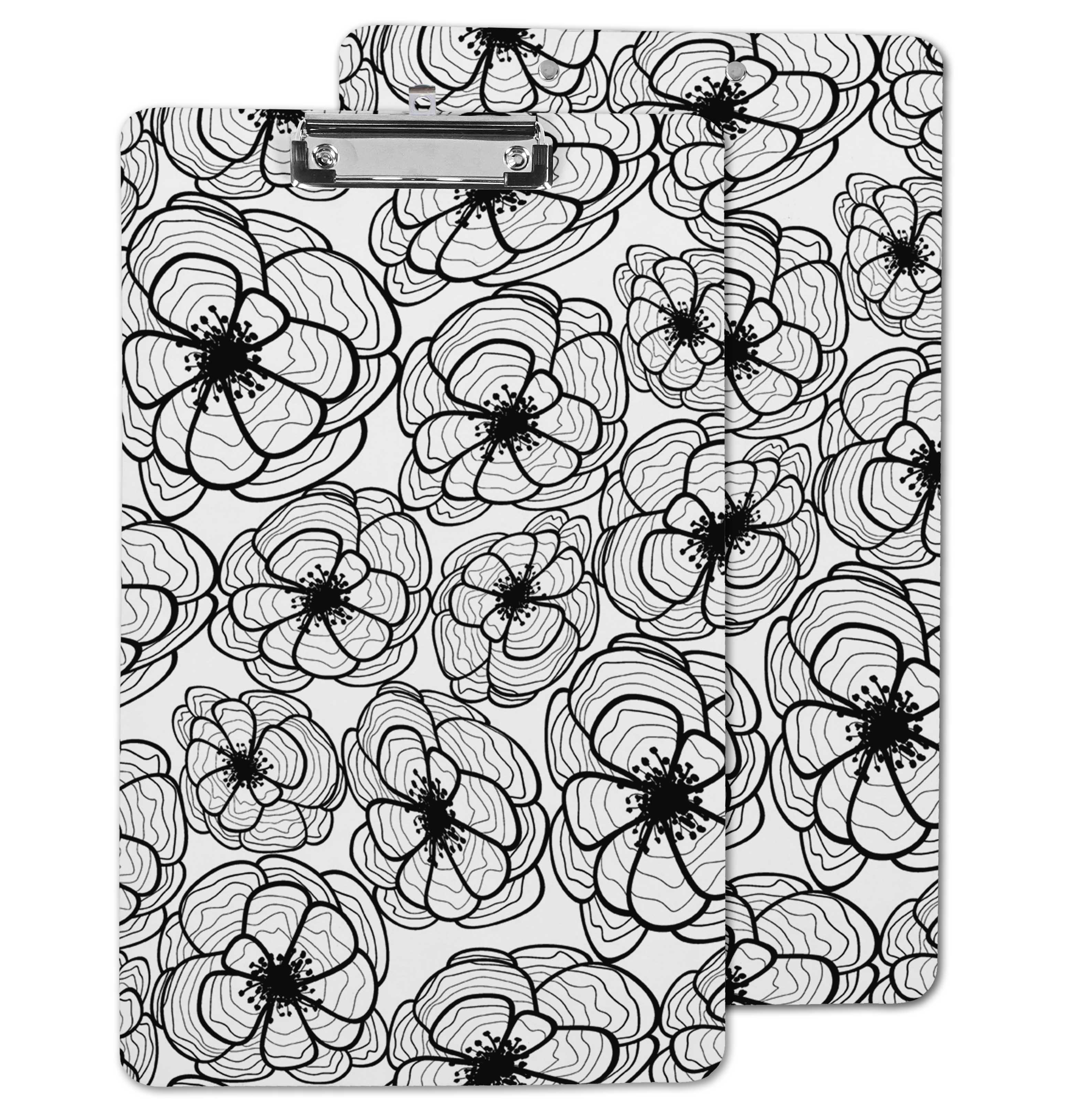 Inkdotpot Decorative Clipboard Letter Size Clipboard with Low Profile ...