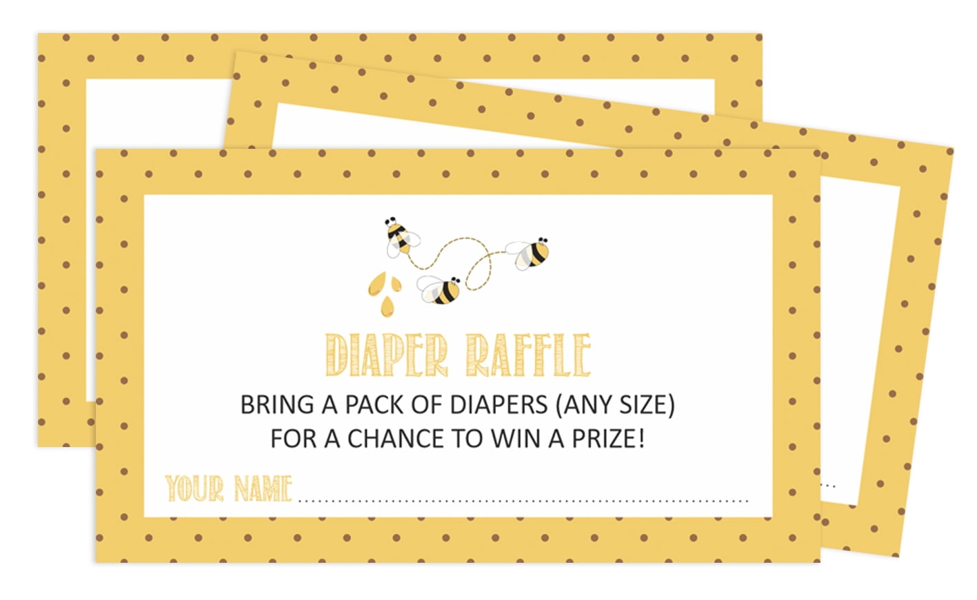 Inkdotpot Diaper Raffle Tickets For Baby Shower -Boy, GirlBaby Shower ...