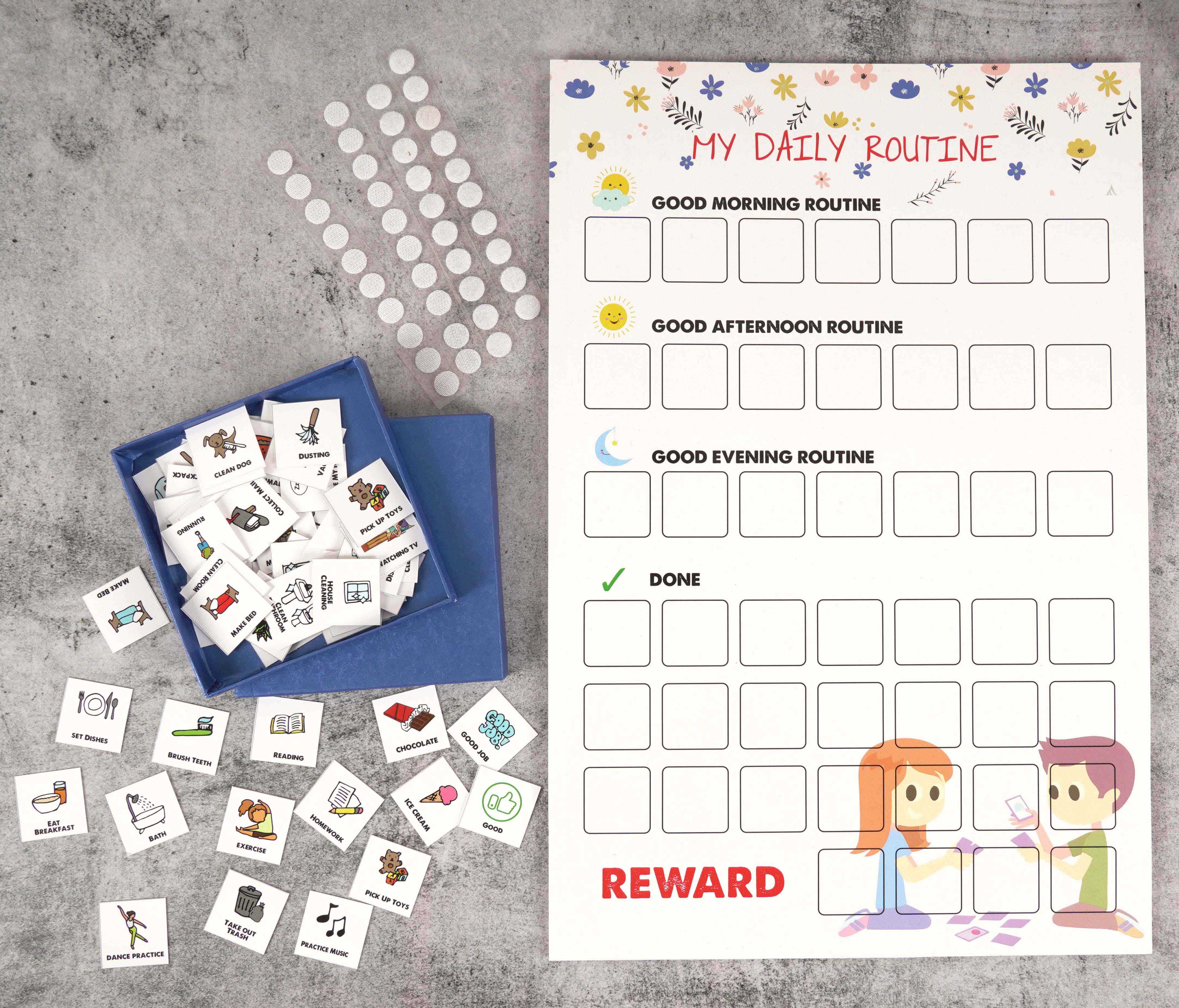 Inkdotpot Kids Daily Responsibility Checklist, To-Do list- Daily ...