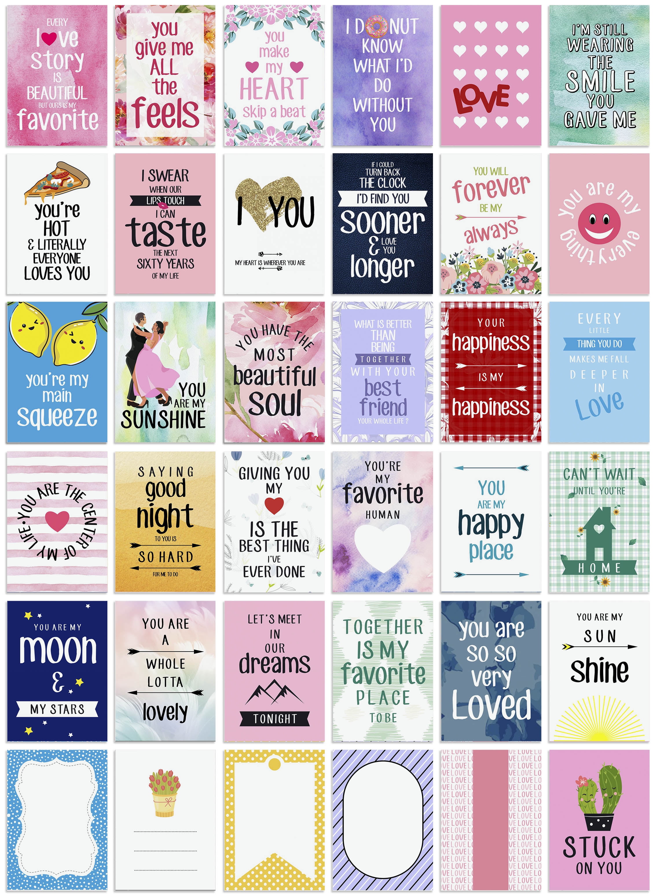 Inkdotpot Lunch Box Notes For Husband/ Boyfriend, Adult Romantic Cards ...