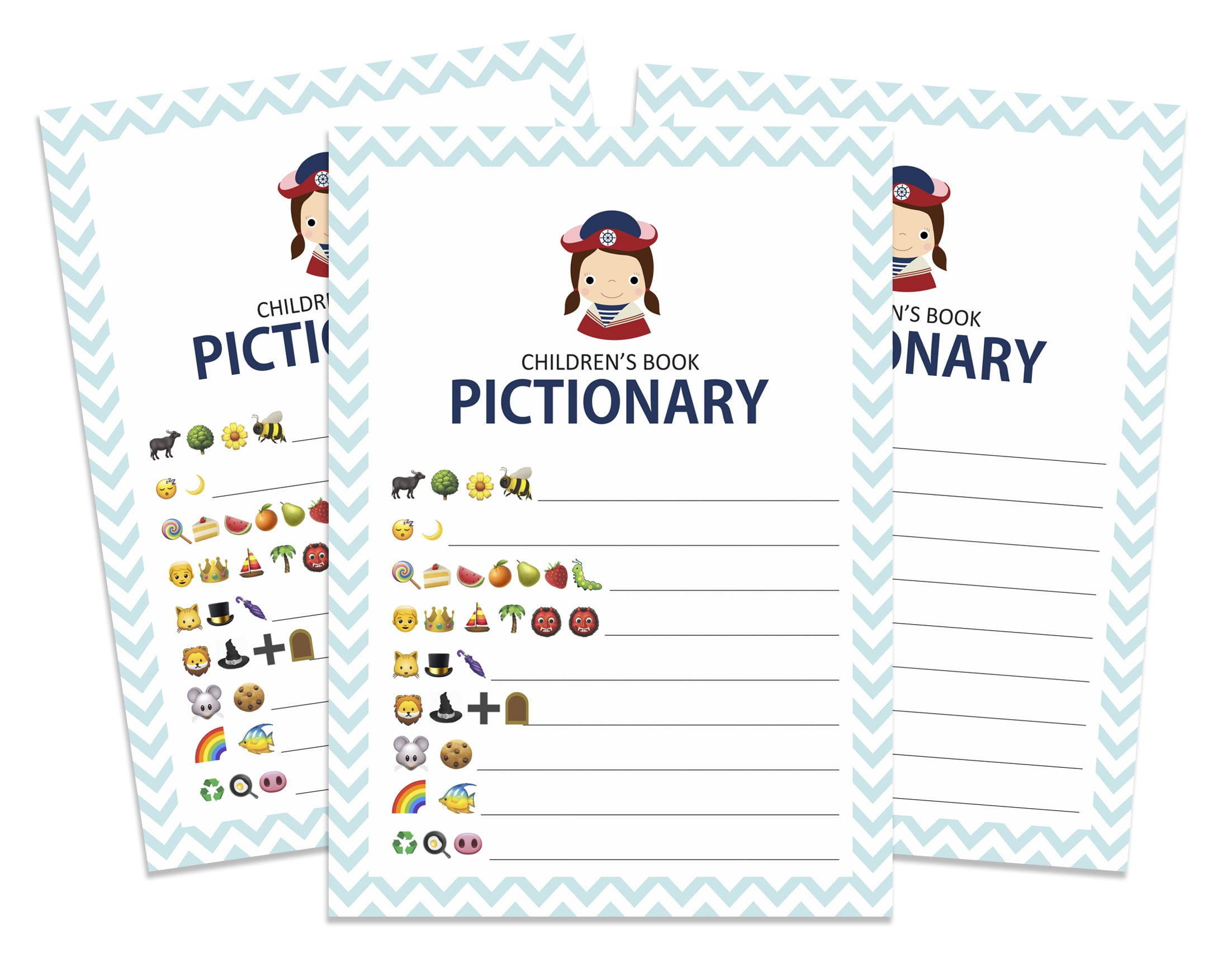 Inkdotpot Pack of 50, Boy Baby Shower Party Collection, Children Books ...