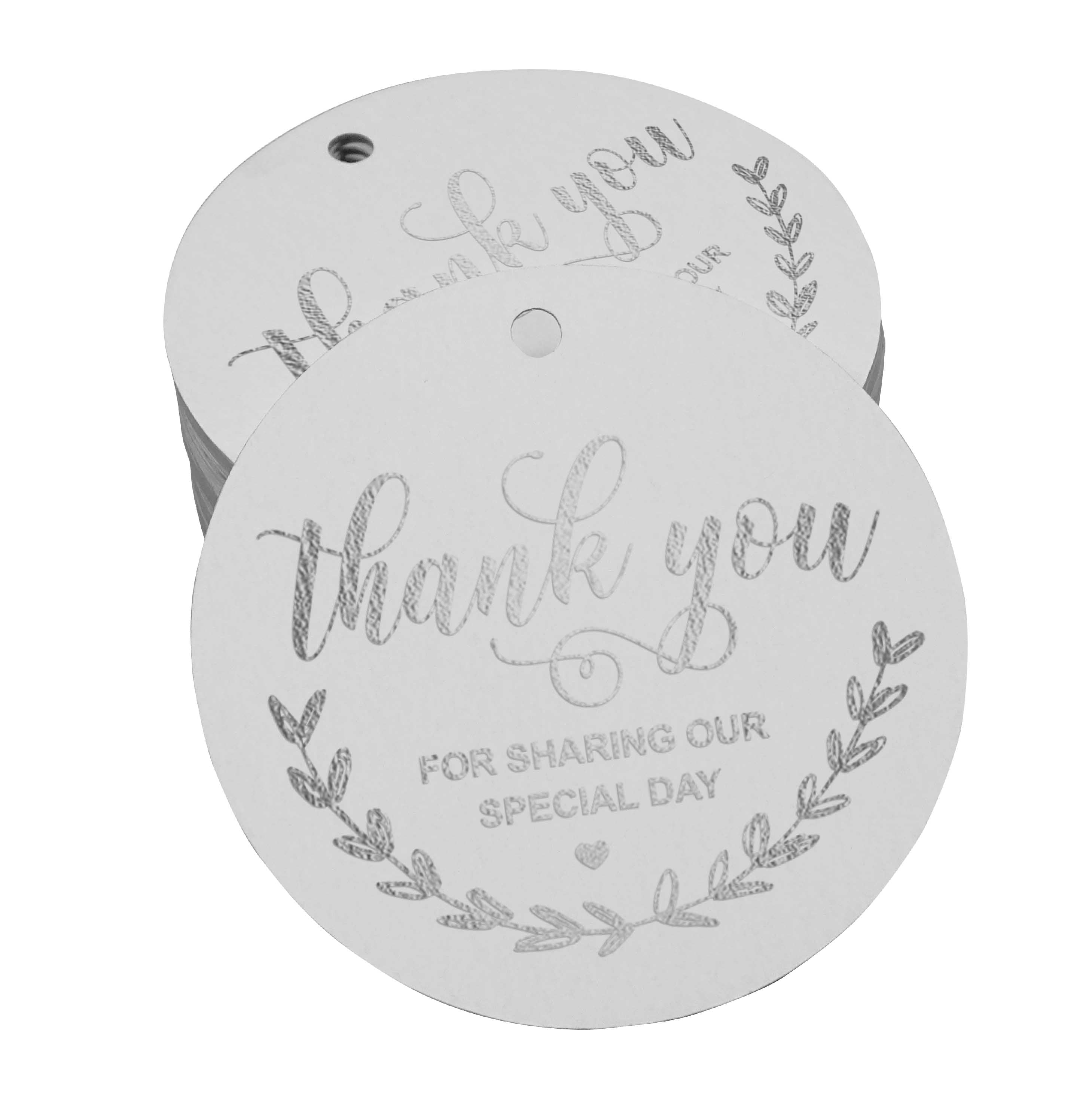 Inkdotpot Pack Of 50 Thank You For Sharing Our Special Day Bridal ...