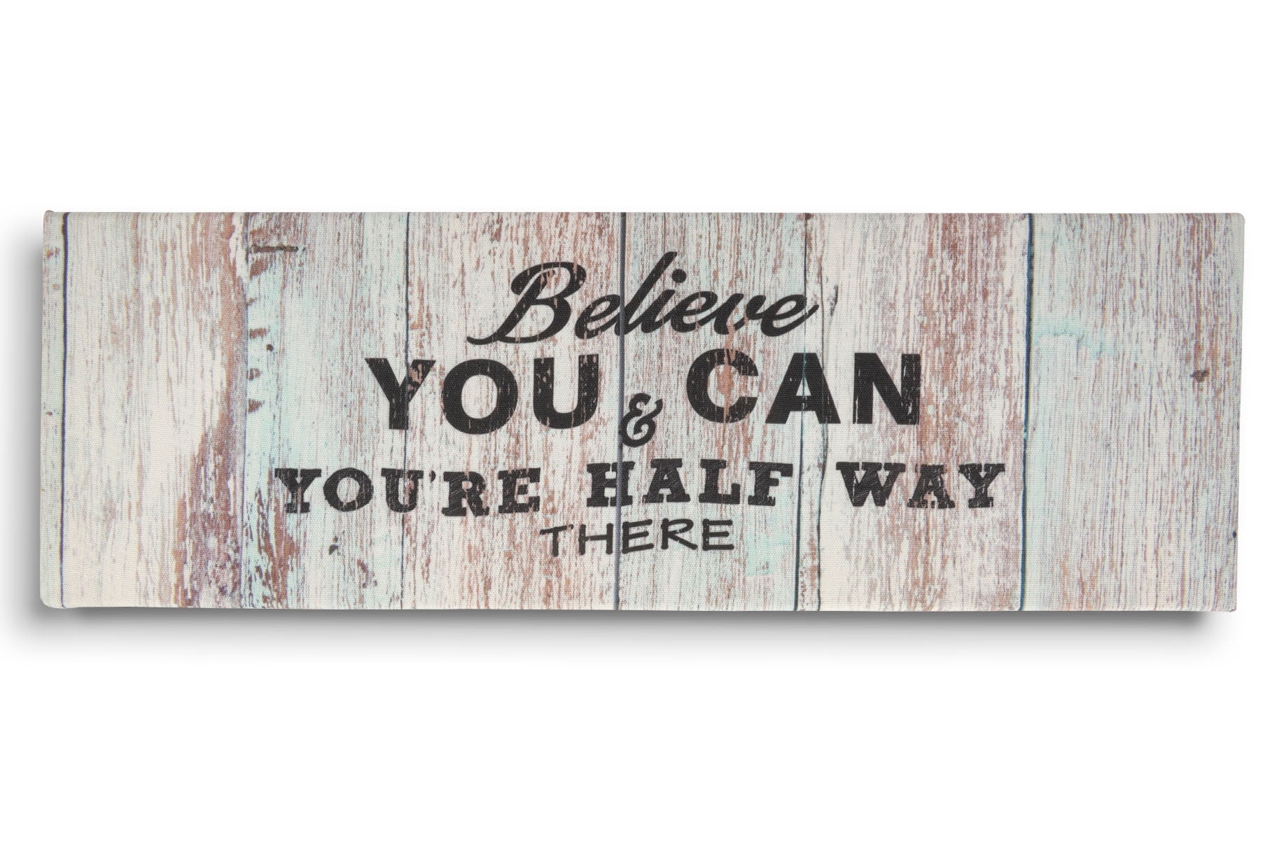 Inkdotpot Stretched Canvas Quotes Wall Art Decor, Believe You & Can You ...