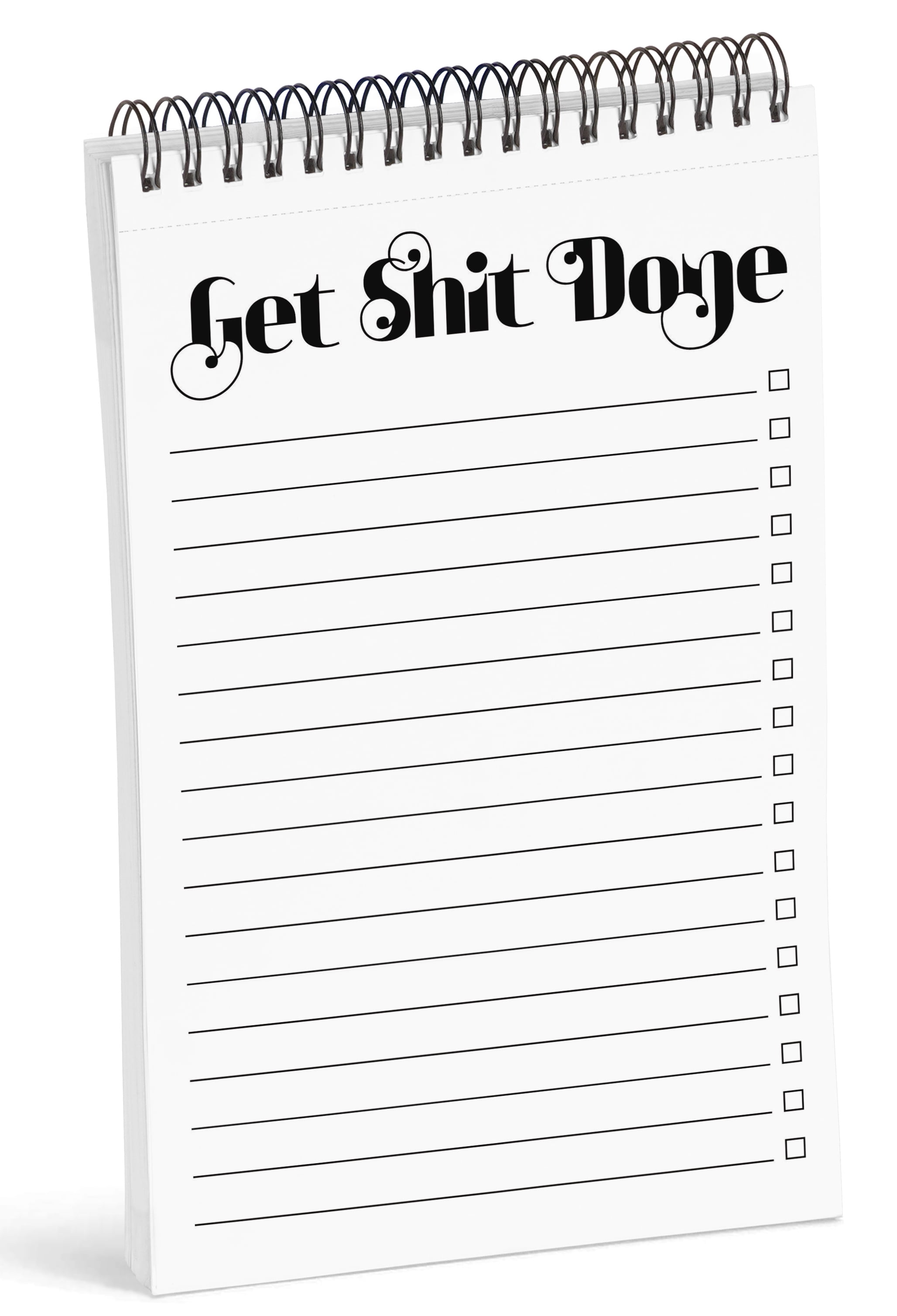 Inkdotpot To Do List Notepad 6 X 9 Paper Stationery, White To Do ...
