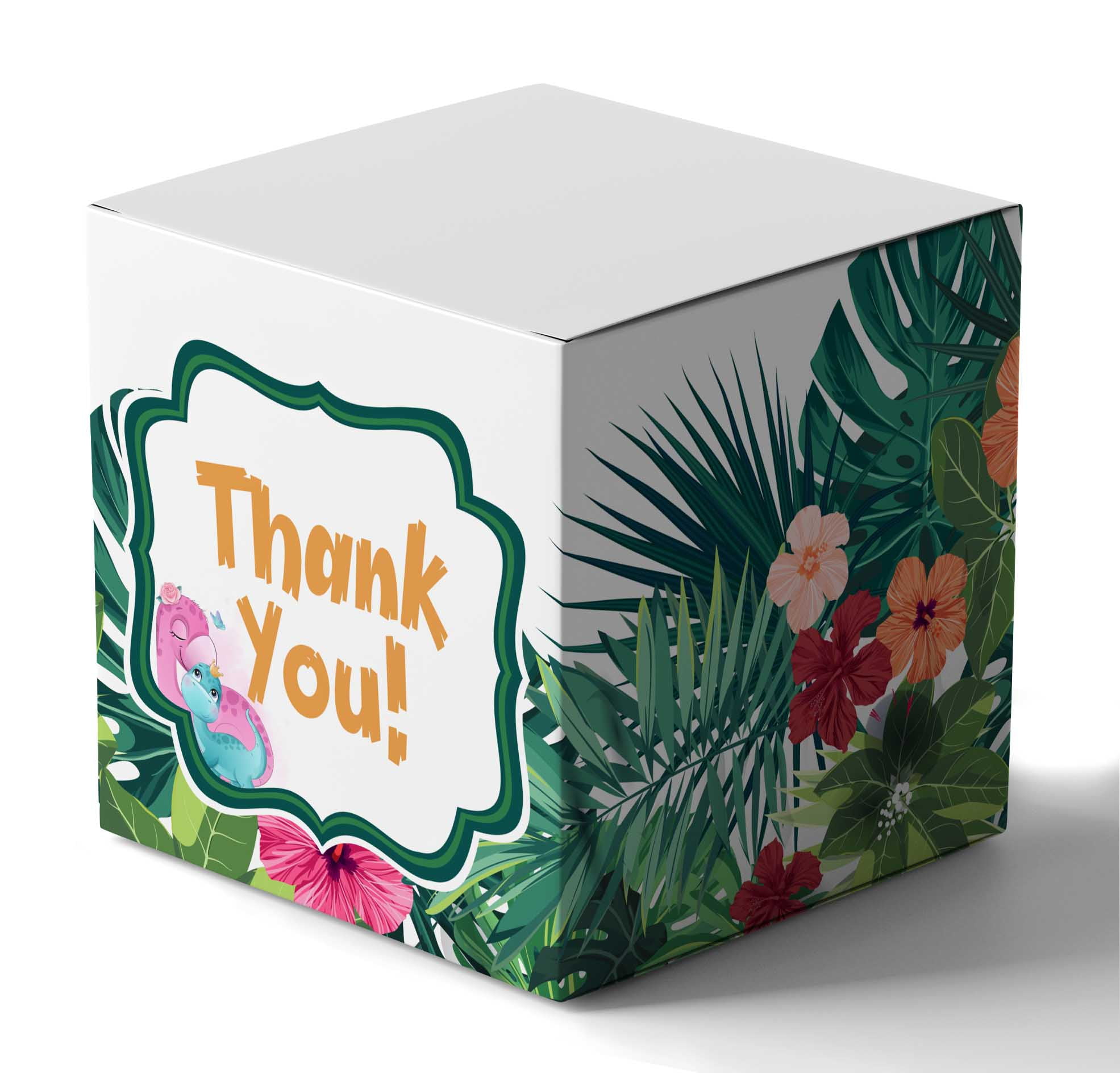 InkdotpotPaper Box -Mini Favor Box ForBaby Shower4x4x4 Inches Paper ...