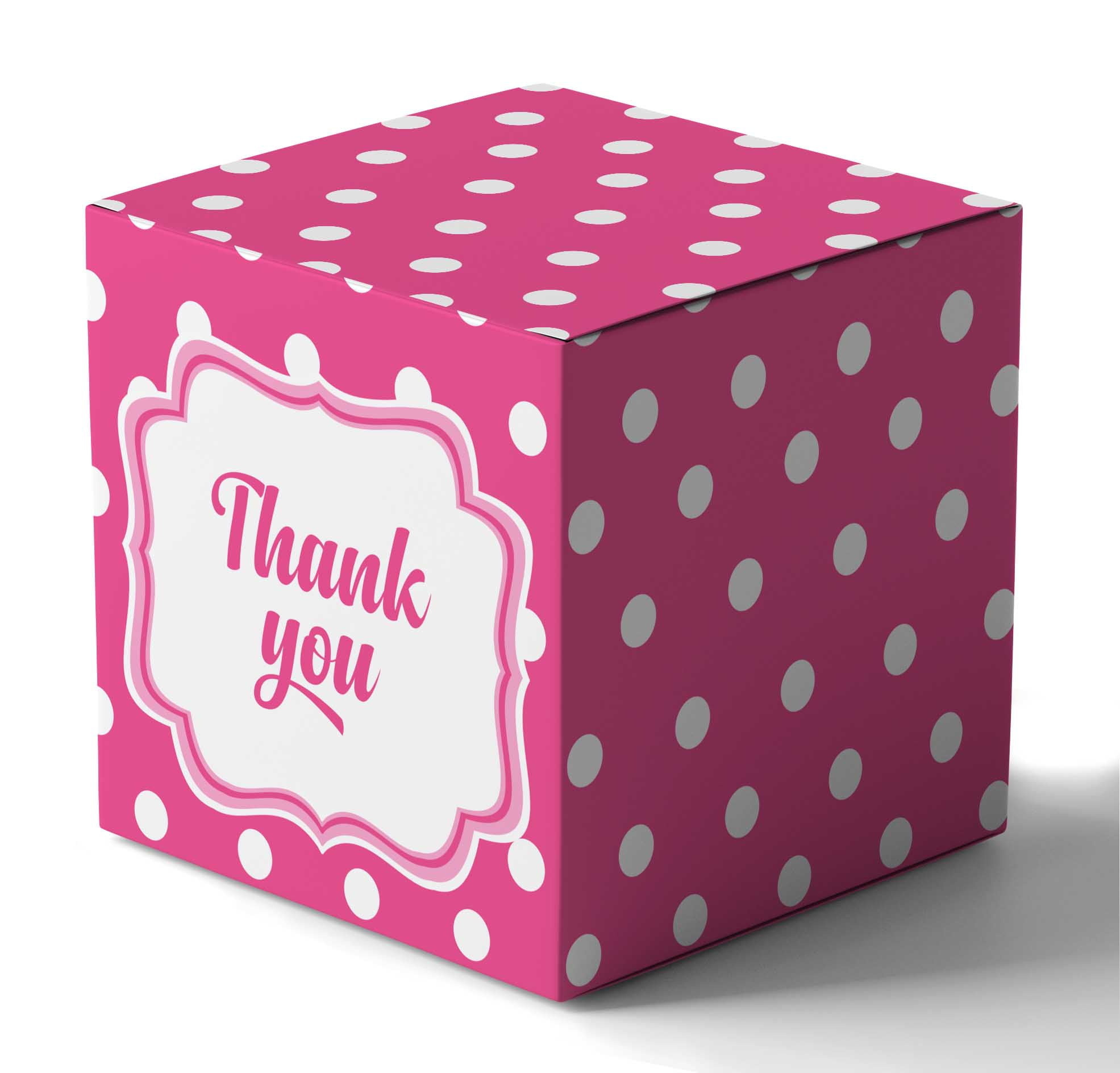 InkdotpotPaper Box -Mini Favor Box ForBaby Shower4x4x4 Inches Paper ...
