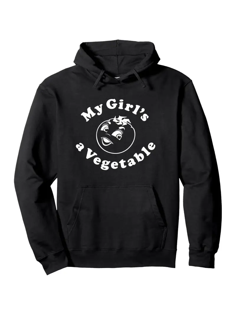Inkfidel 'My Girl's A Vegetable' Graphic Hoodie - Casual Machine ...