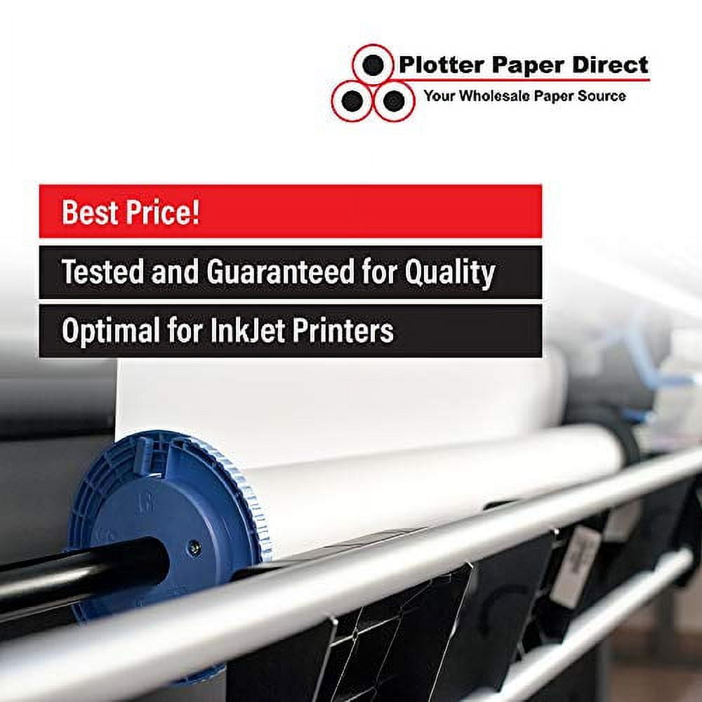 Inkjet Canvas Roll for Wide Format Inkjet Printing, 44" x 75' roll, 100 ...