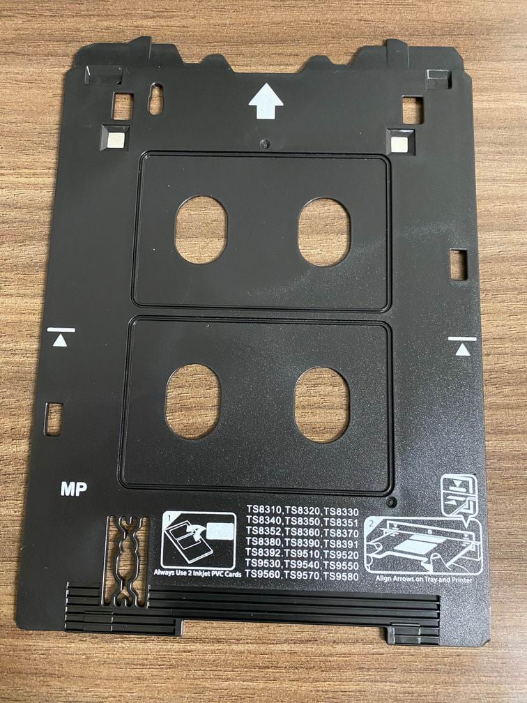 Inkjet PVC Card Tray for Canon PIXMA TS8210 TS8310 and TS9510 Series ...