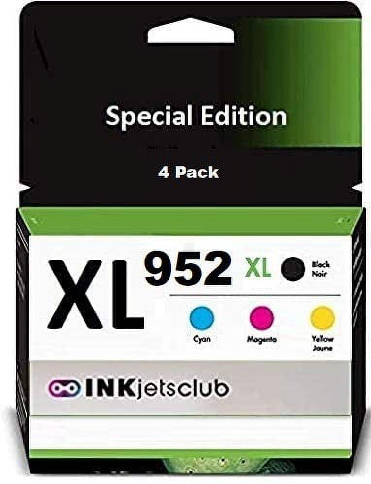 InkjetsClub Compatible Ink Cartridge Replacement for HP 952 XL Black ...