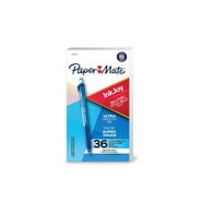 BIC Cristal Xtra Smooth Medium Point Ballpoint Pens, Clear Barrel, Blue ...