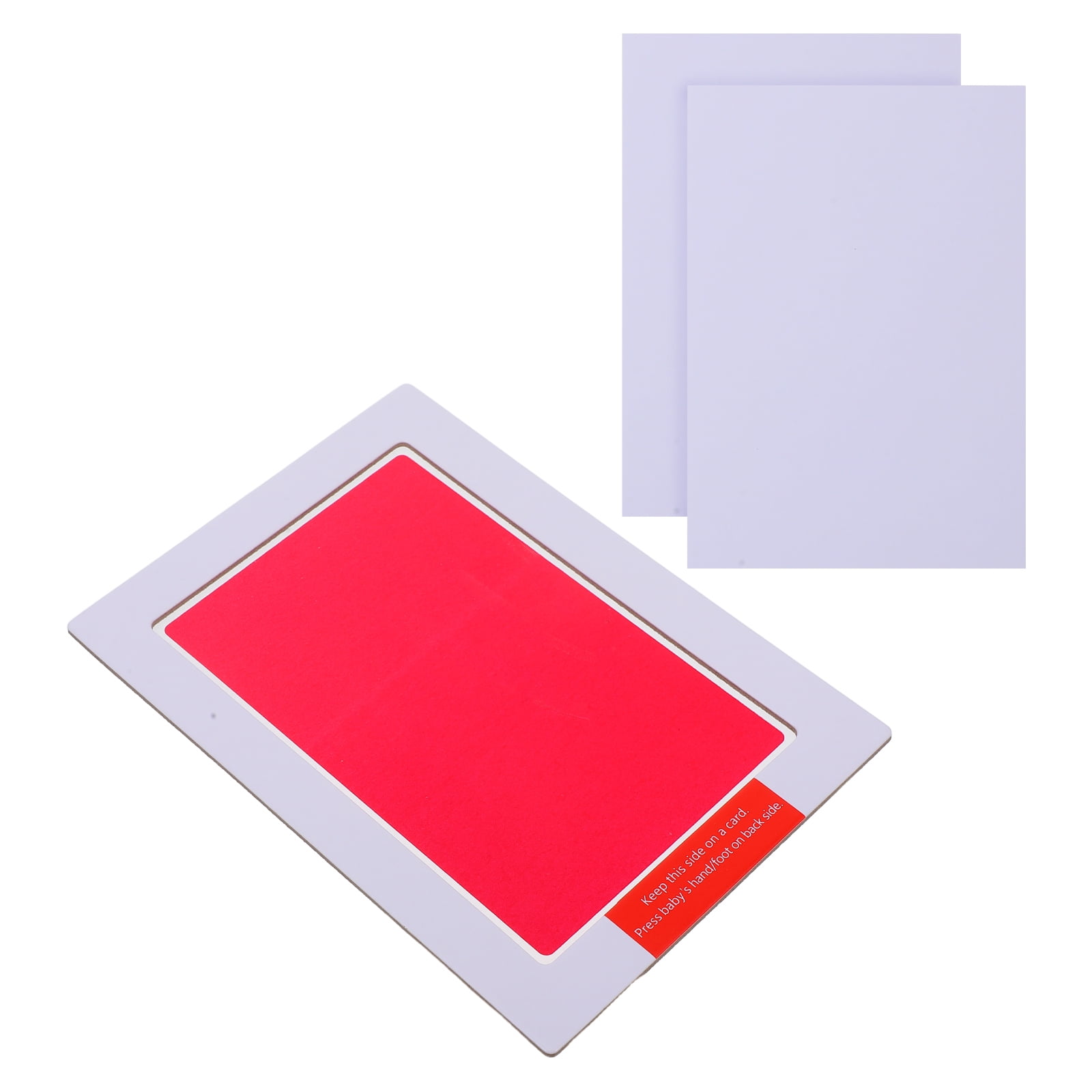 Inkless Handprint Pad Nozzle Adapter Cover Tank Hanger Newborn Baby Red ...