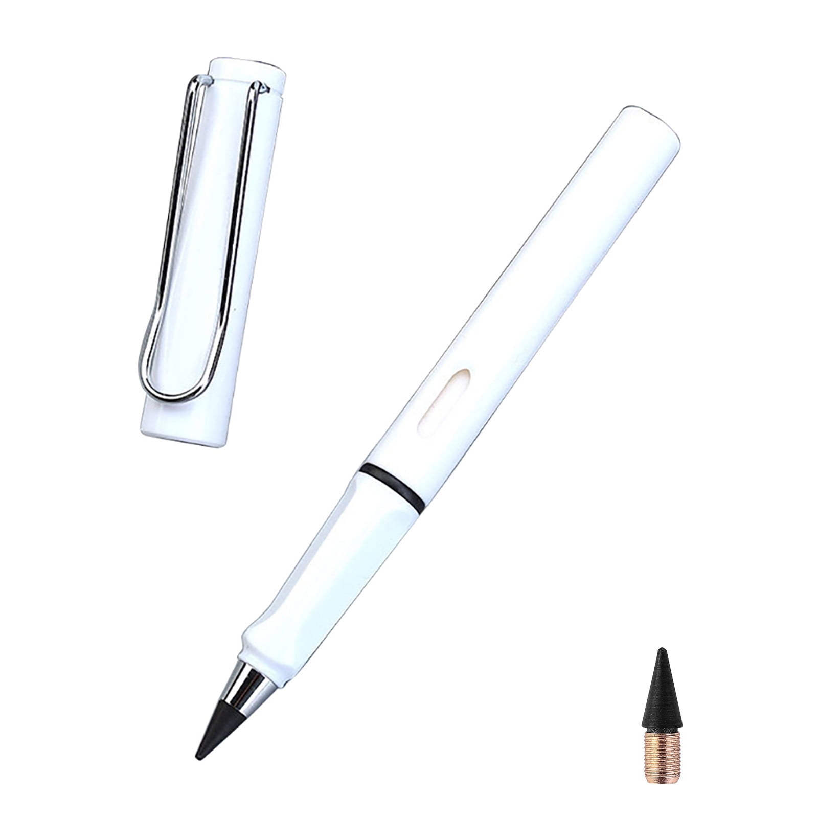 Inkless Metal Pencil with Erasable, Detachable and Rechargeable Tip,Eco ...