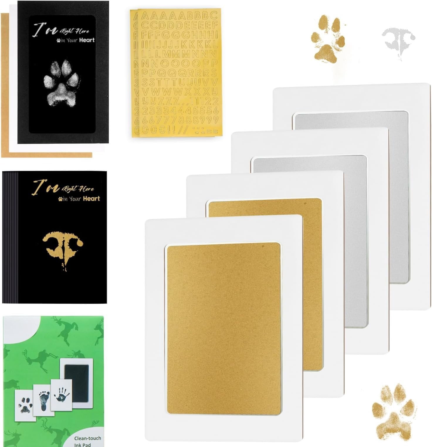 Inkless Paw Print Kit, Paw Print Kit, Nose Print Kit,Clean Touch Ink ...