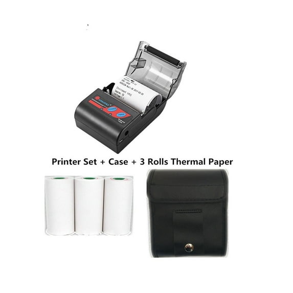 Inkless Portable Wireless Notes Printer 58mm Mini Bluetooth POS Thermal ...