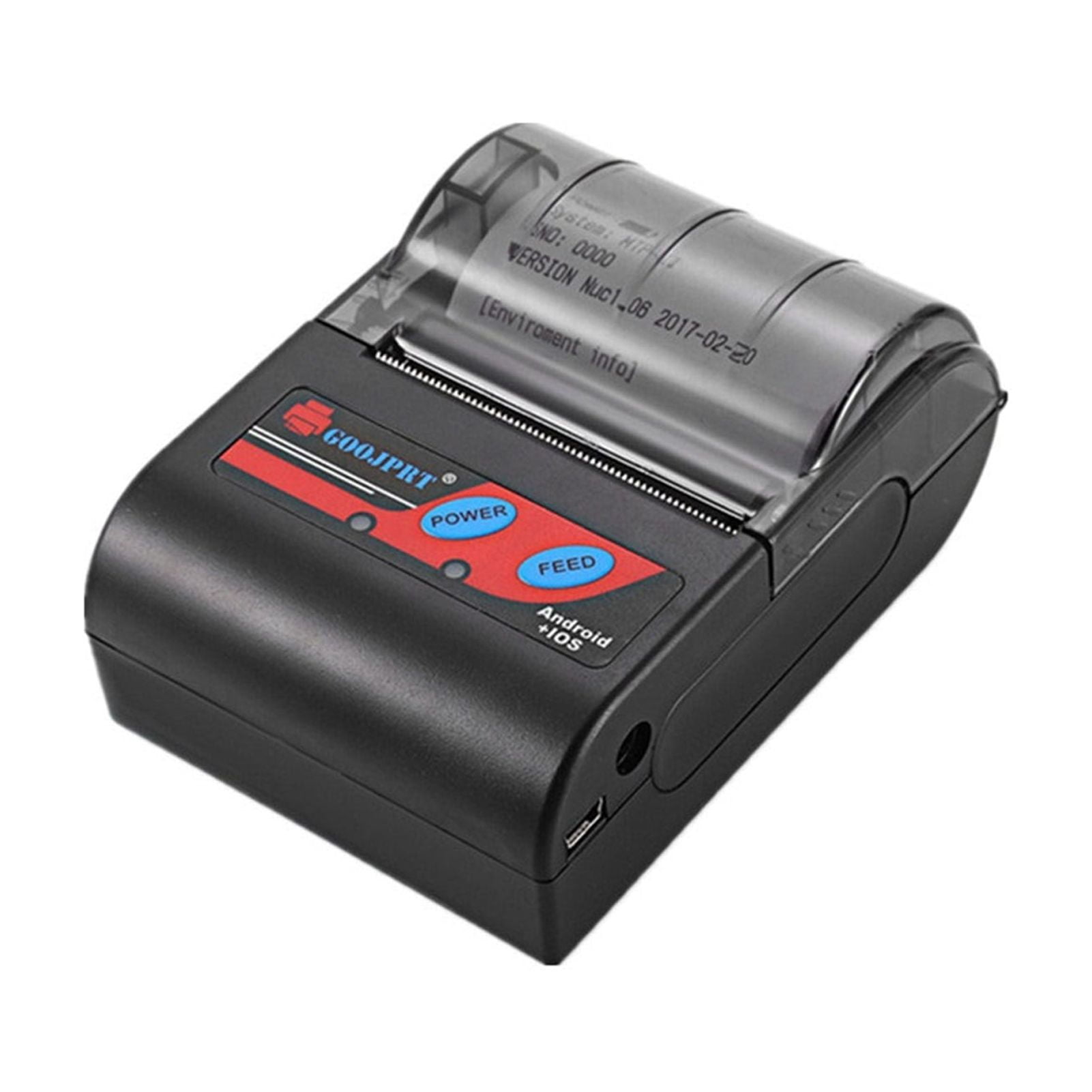 Inkless Portable Wireless Notes Printer 58mm Mini Bluetooth POS Thermal ...