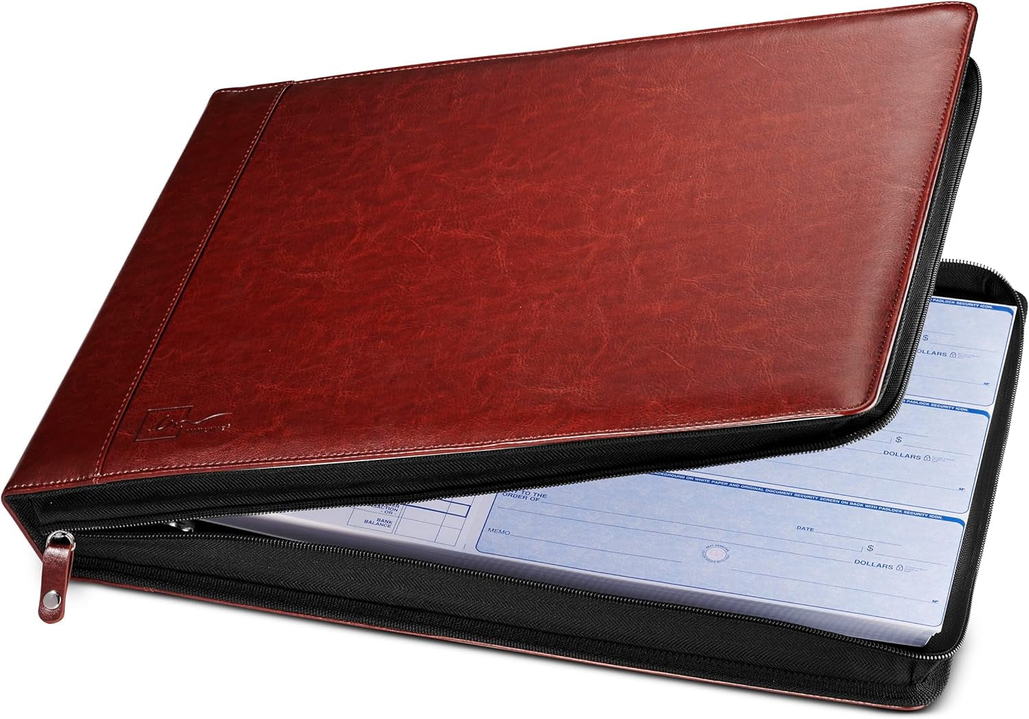 Inkline 7-Ring Check Binder 500 Check Capacity Portfolio Organizer, 9 ...