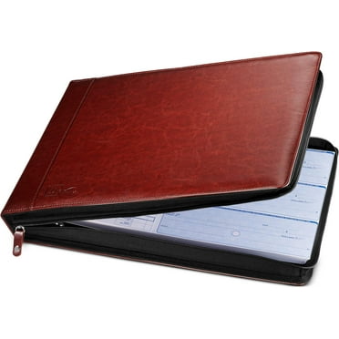 Rose Gold 7-Ring Checkbook Organizer with Pockets for 600 Checks ...