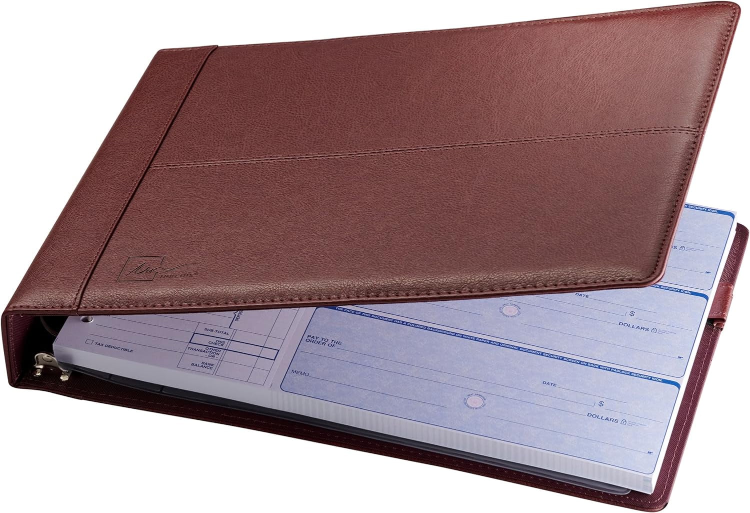 Inkline 7-Ring Check Binder 500 Check Capacity Portfolio Organizer ...