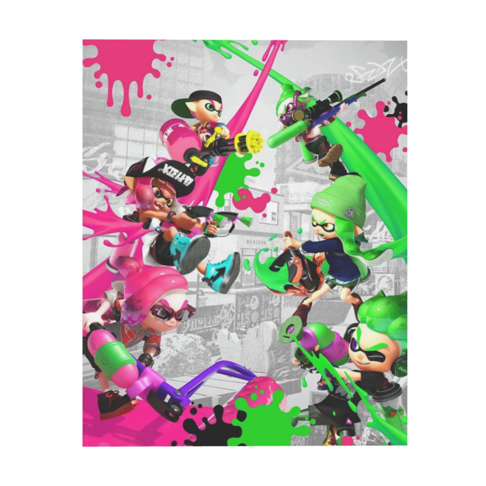 Inkling Battle Splatoon Canvas Decorative Poster Gift Art Picture ...