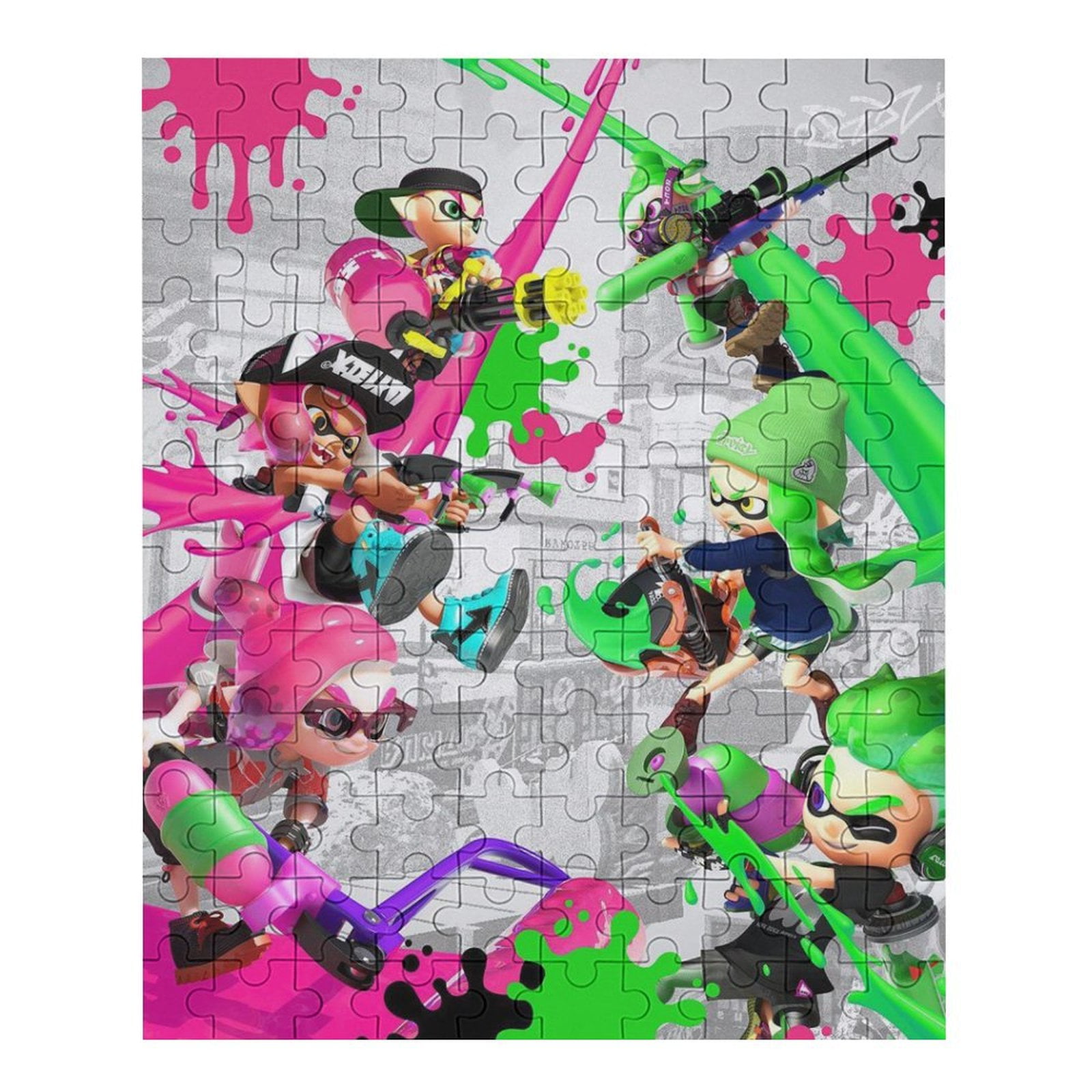 Inkling Battle Splatoon Jigsaw Puzzles Interlocking Puzzles Home Decor ...
