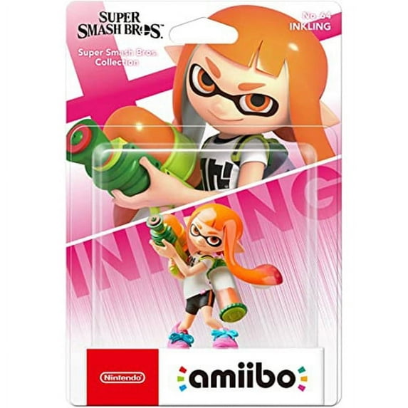 Inkling Girl Amiibo Super Smash Bros Series (Nintendo Switch/3DS/Wii U ...