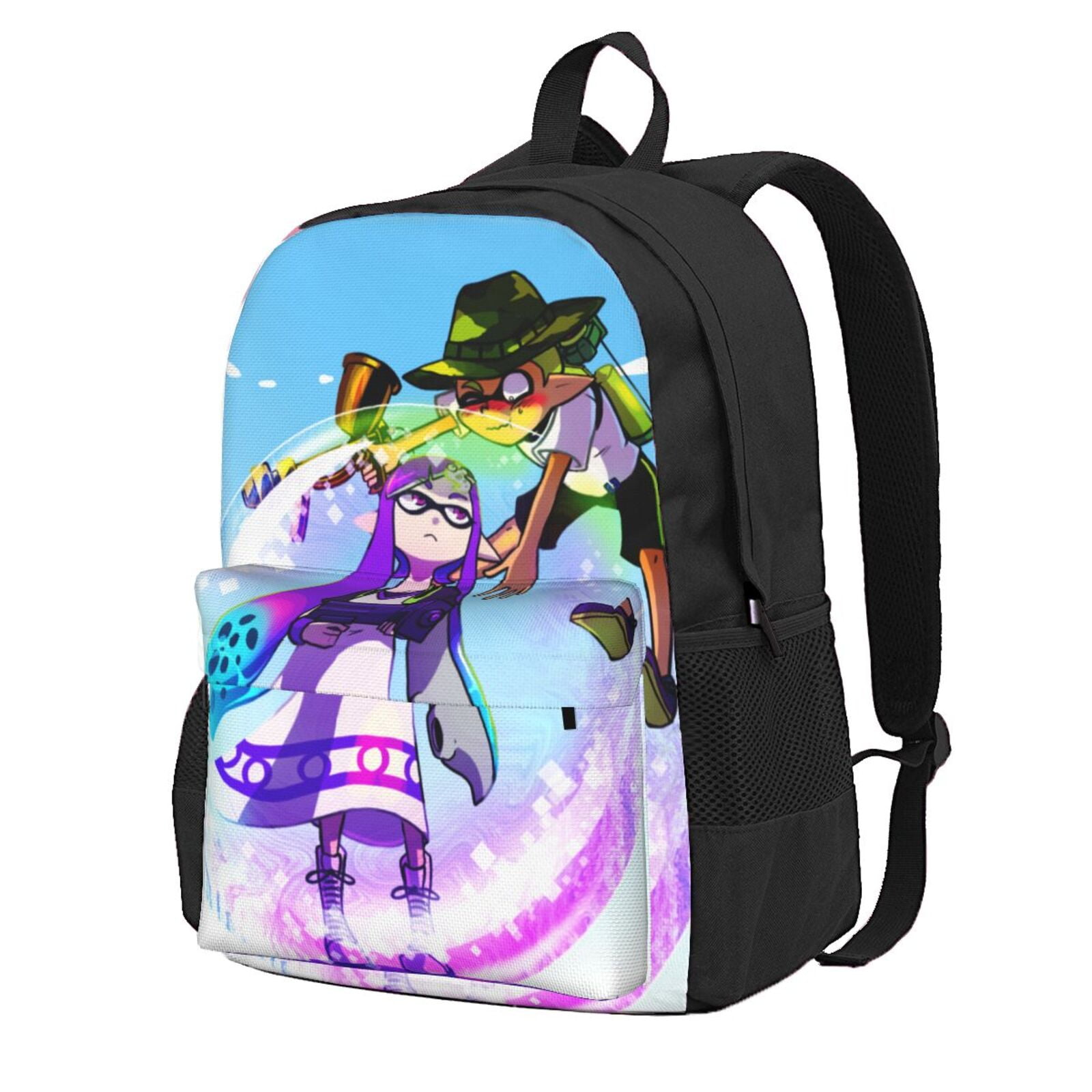Inkling Splatoon Casual Daypack Laptop Backpack Student School Bag ...
