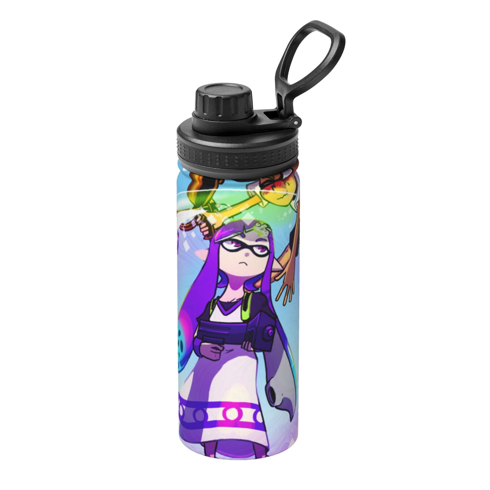 Inkling Splatoon Unisex Sports Insulated Water Bottles Kettle Stainless ...