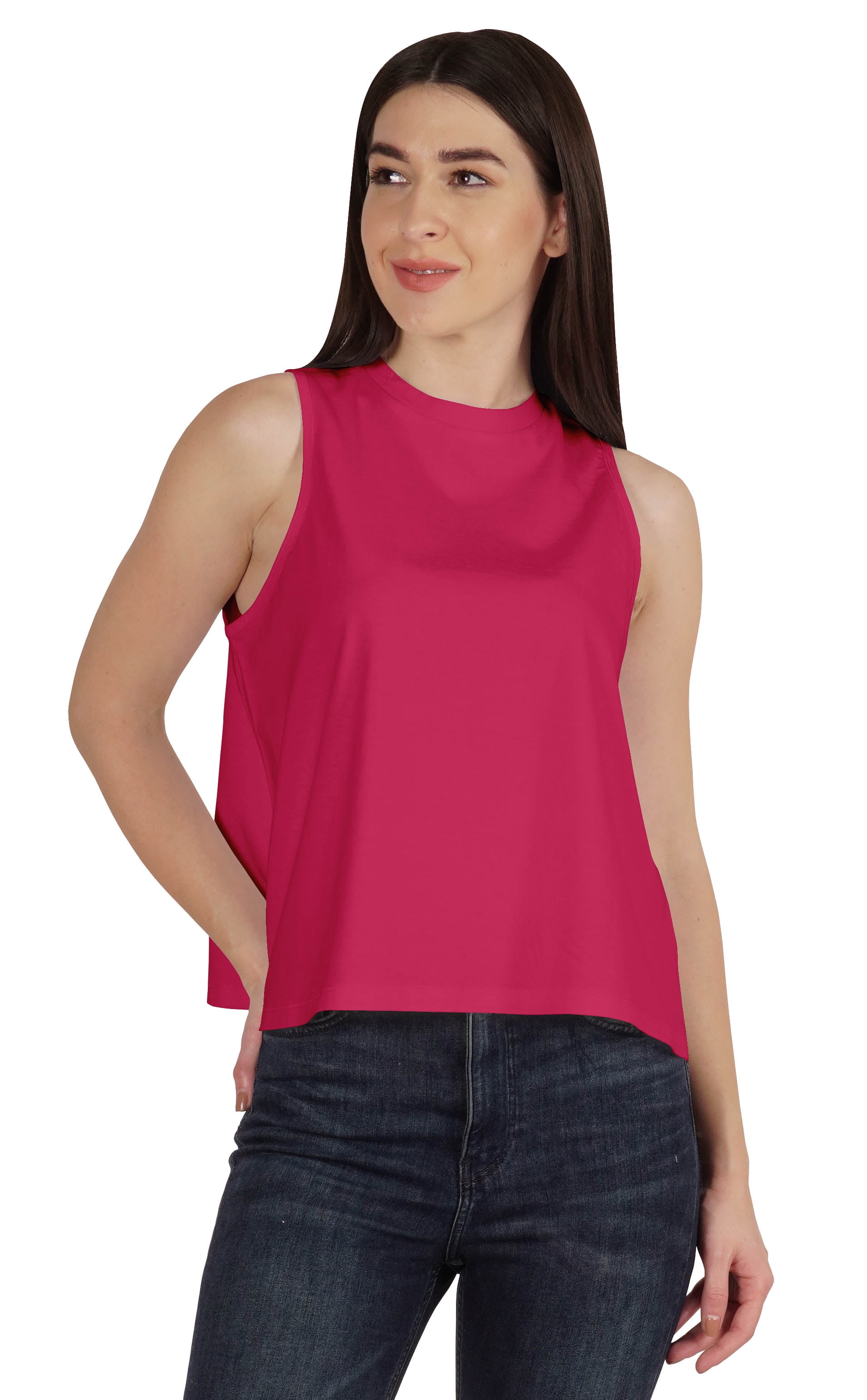 Inkmeso Crop Tops for Women Workout Tops Flowy Crop Tank Tops Yoga ...