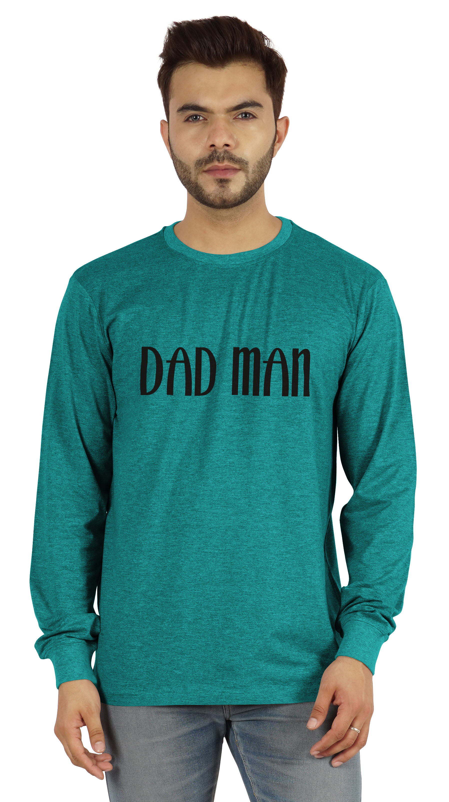 Inkmeso Dad Man Graphic Tshirt For Daddys Shirt Full Sleeve Mens Jersey ...
